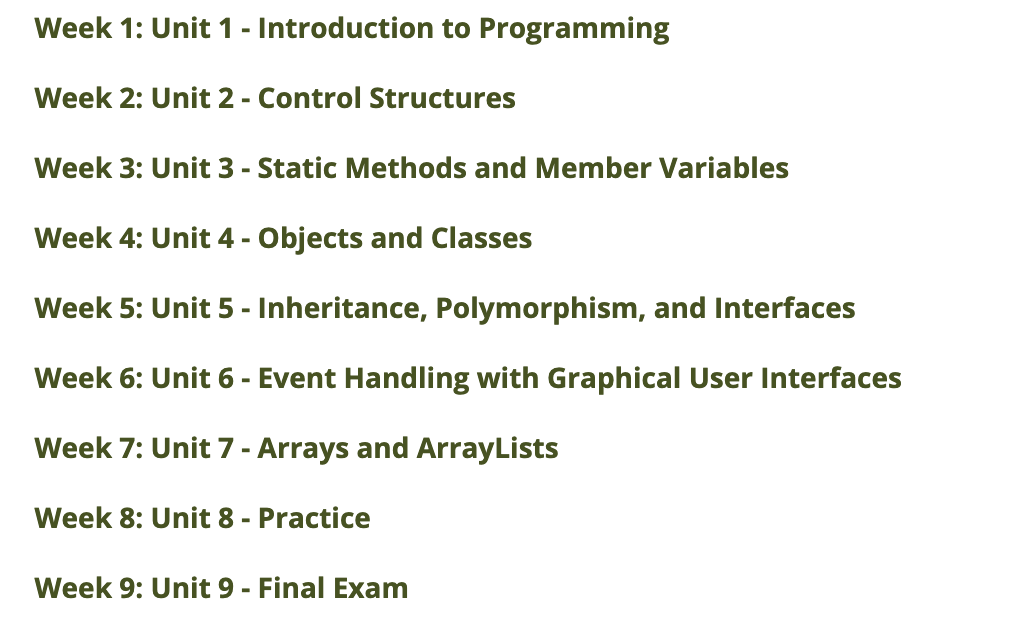 CS 1102 PROGRAMMING 1 | AutomationTechブログ
